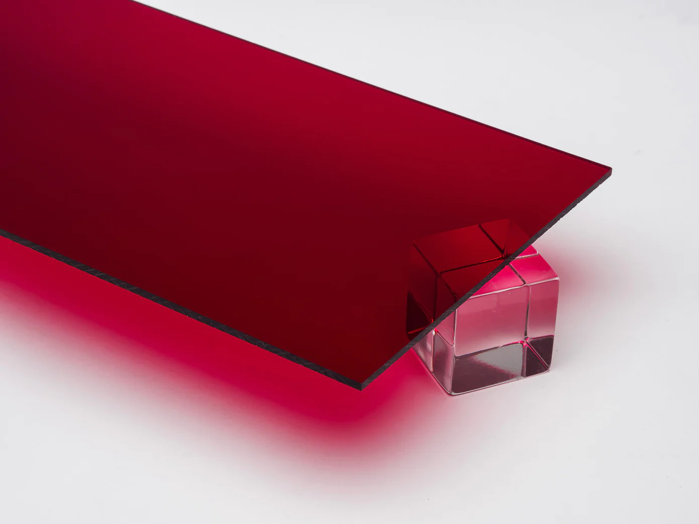 Transparent Red Acrylic 102 - (1220 X 2440 MM) - UNICO Co. Estore