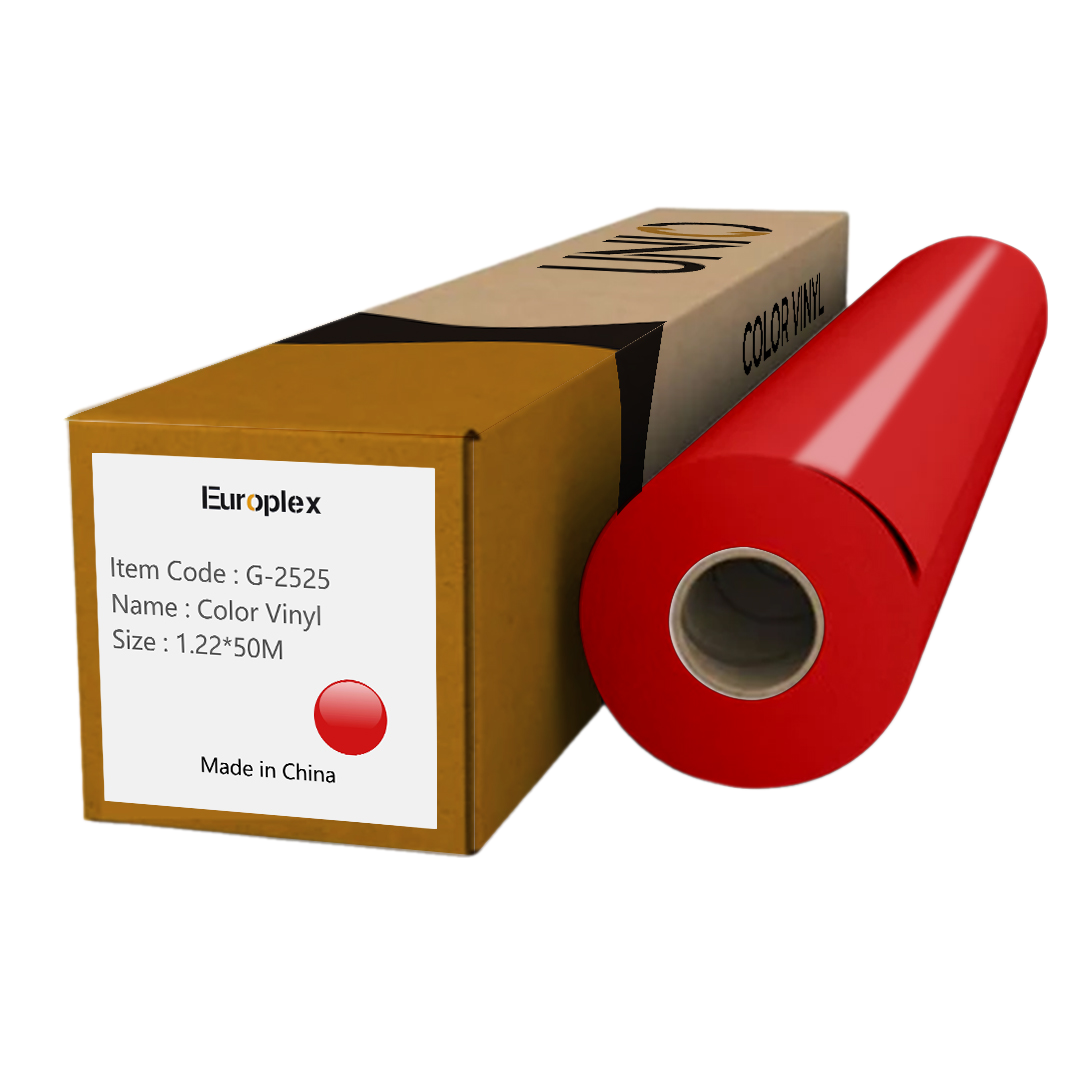 Europlex Color Self Adhesive Vinyl - Red (Length:50 Mtr) - UNICO Co. Estore