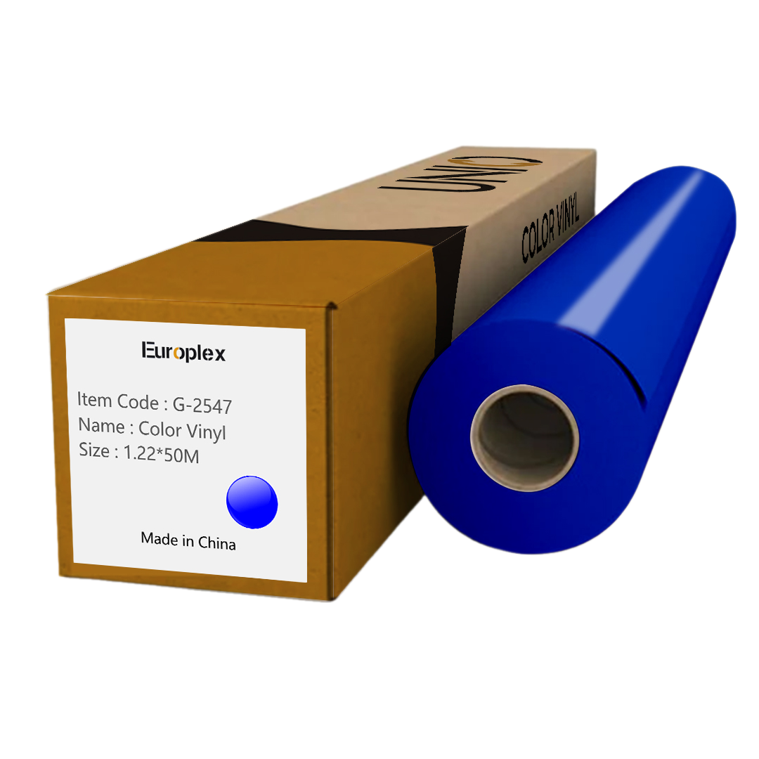 Europlex Color Self Adhesive Vinyl - Blue (Length:50 Mtr) - UNICO Co ...